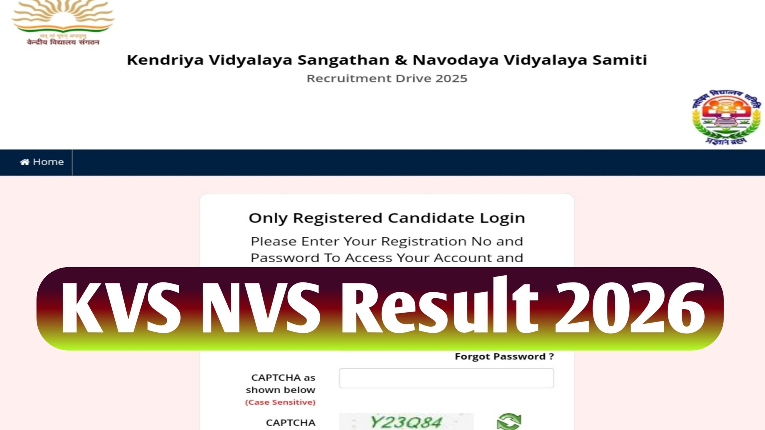 KVS NVS Result 2026 Date: Check Scorecard & Cut OFF Marks